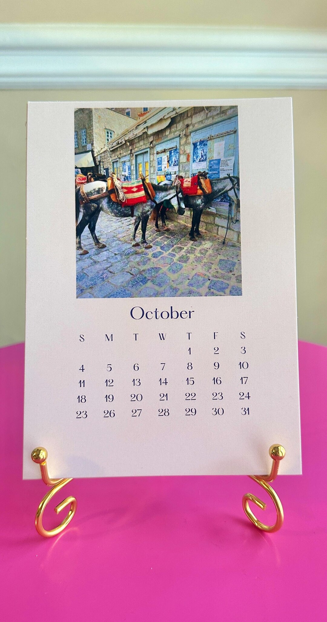 2026 Details of Greece Desk Calendar. Original Photography, Greek ...