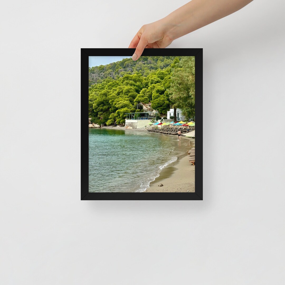 Colorful Greek Island Beach Original Photography Print, Famed Poster ...