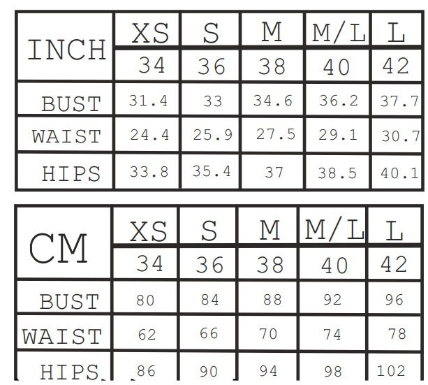 PDF Pattern Body Sewing Pattern Sizes XS - L Digital PDF Sewing Pattern ...