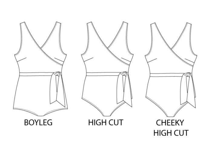 Swimwear Pattern One Piece Swimsuit Sewing Pattern Sizes 2xs 9xl