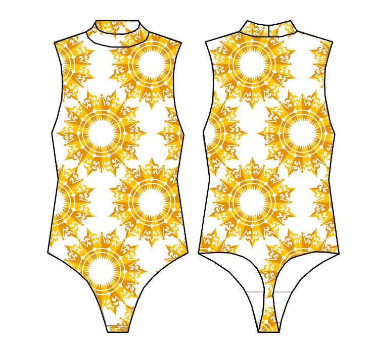 Swimwear Pattern One Piece Swimsuit Sewing Pattern Sizes 2 XS - 2 XL ...