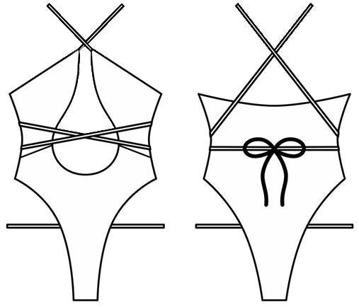 One Piece Swimsuit Sewing Pattern XXS - 3XL Digital PDF Sewing Pattern ...