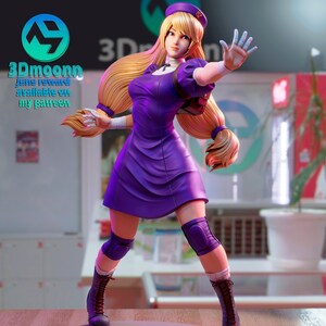 Hinako Shijo - King of Fighters - Figure by 3DMOON *unpainted Kit* - Etsy