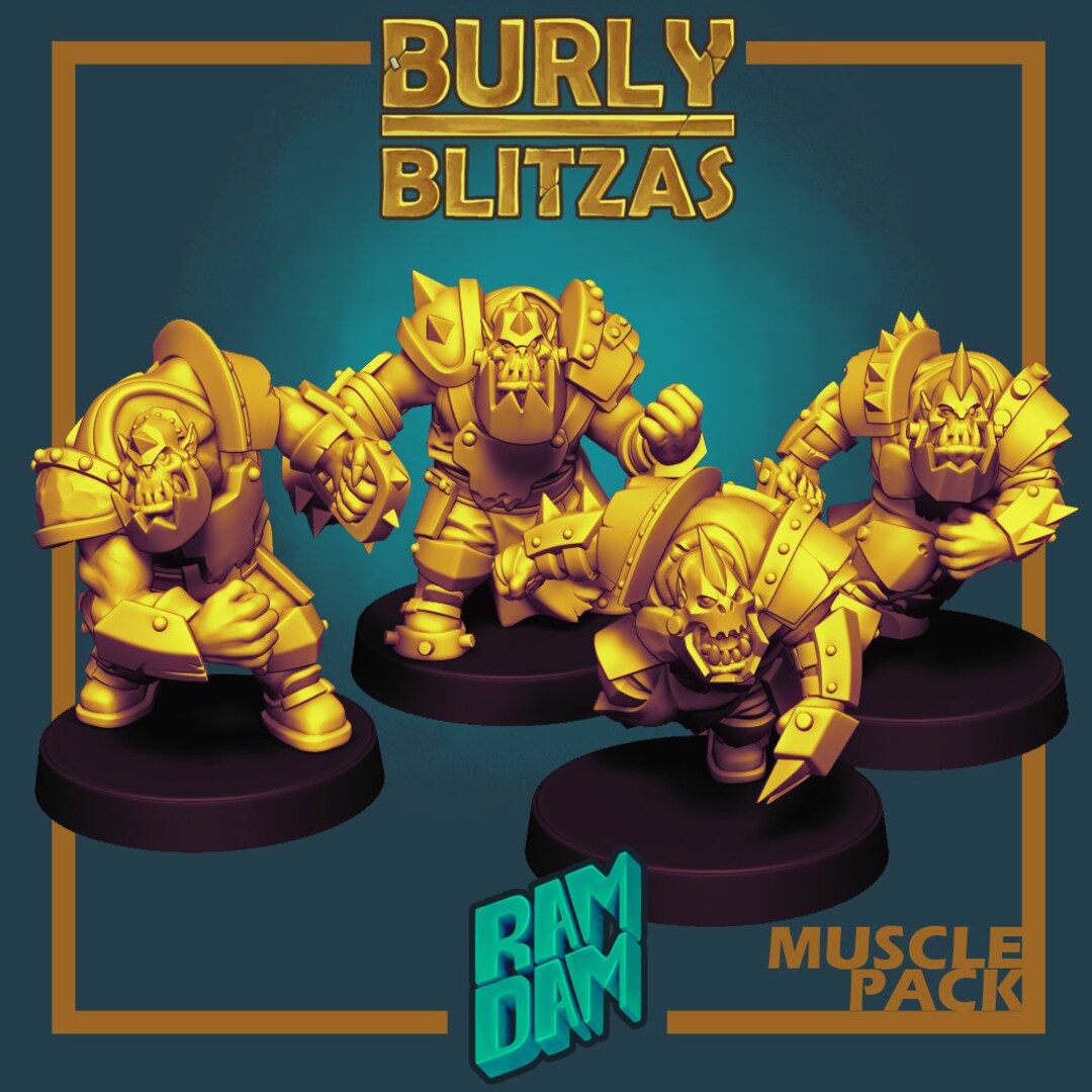 Burly Blitzas - Orc Fantasy Football Team Expansion Pack - Etsy