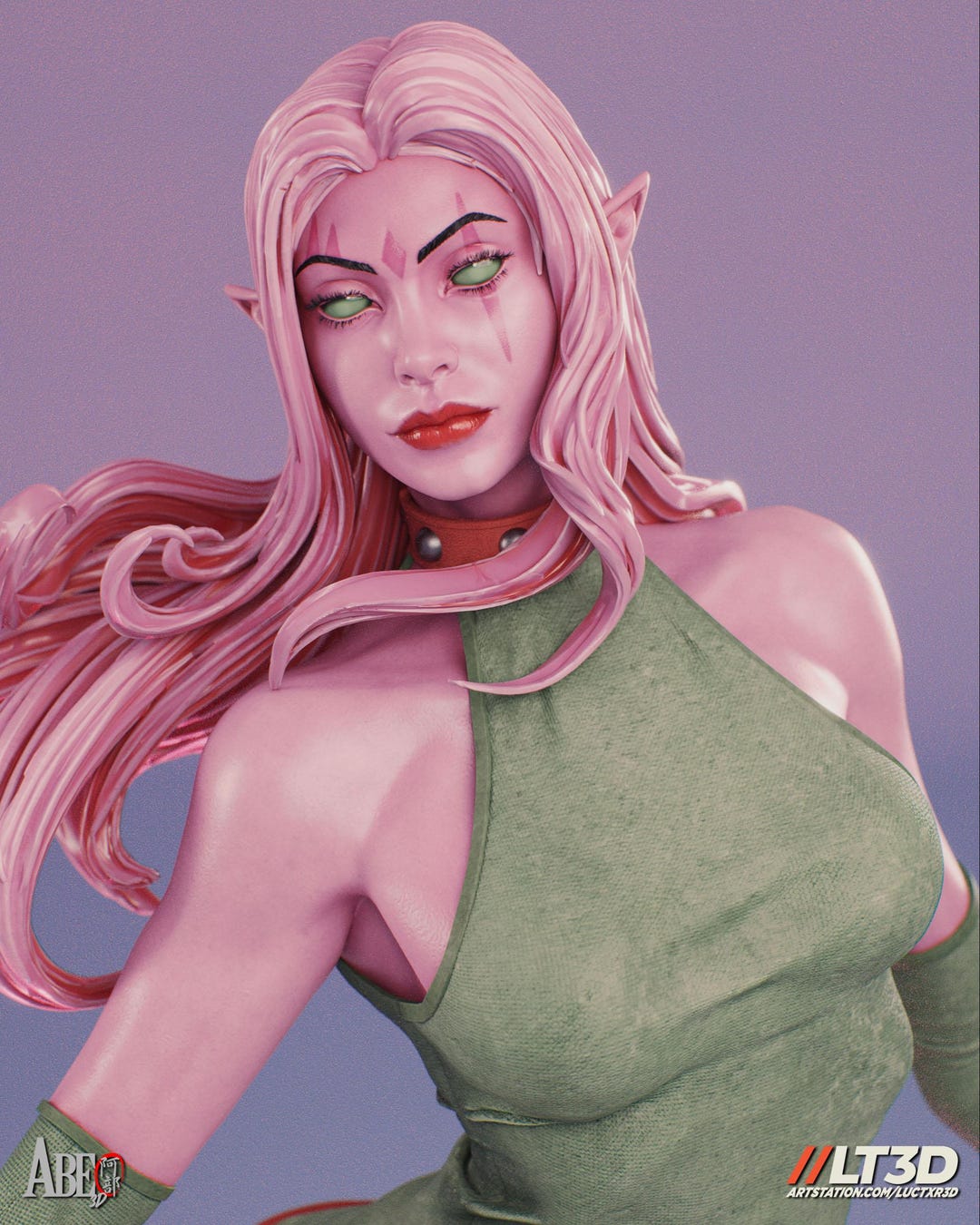 Blink - Marvel 3d Printed Statue by LT3D for Abe3d *unpainted* - Etsy