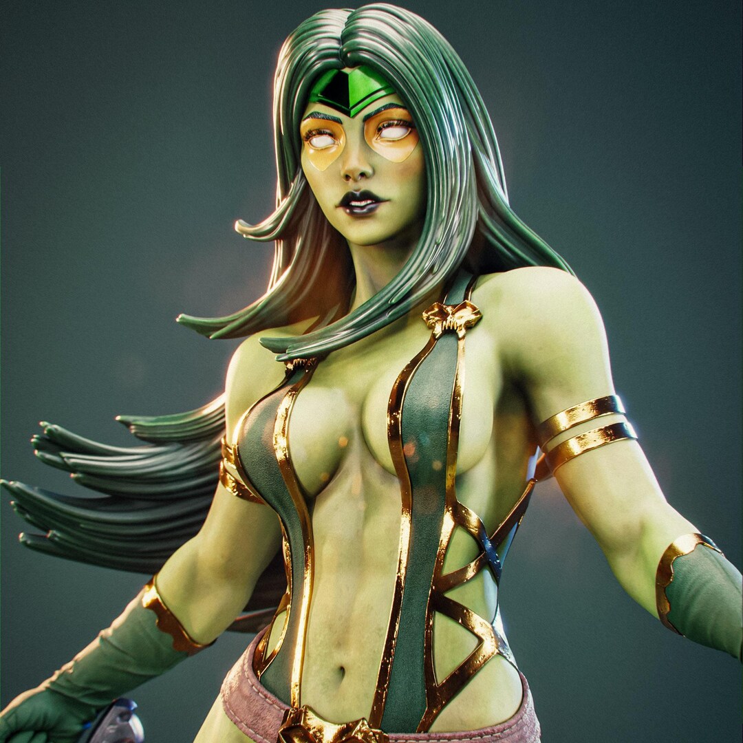 Gamora - Marvel 3d Printed Statue by LT3D for Abe3d *unpainted* - Etsy