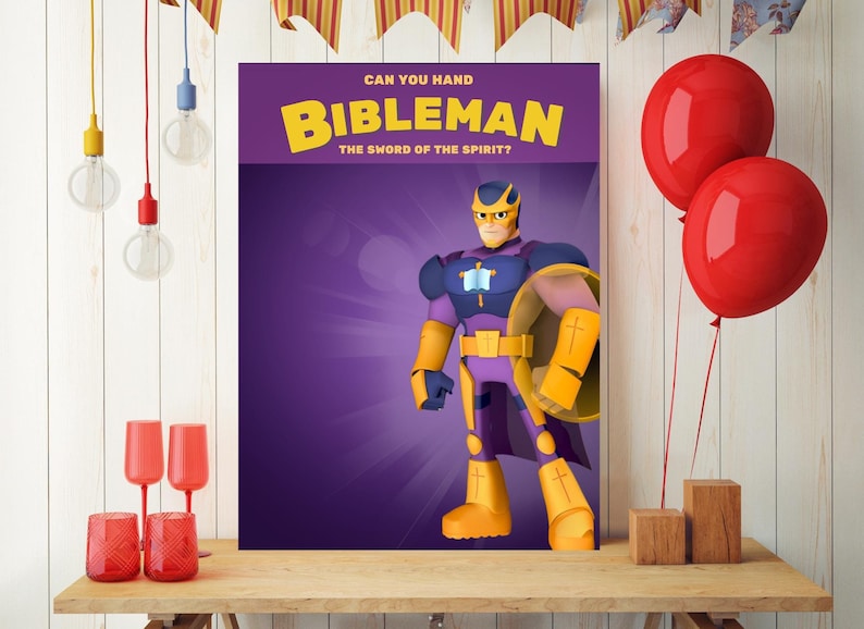 Bibleman Sword of the Spirit Party Game - Etsy