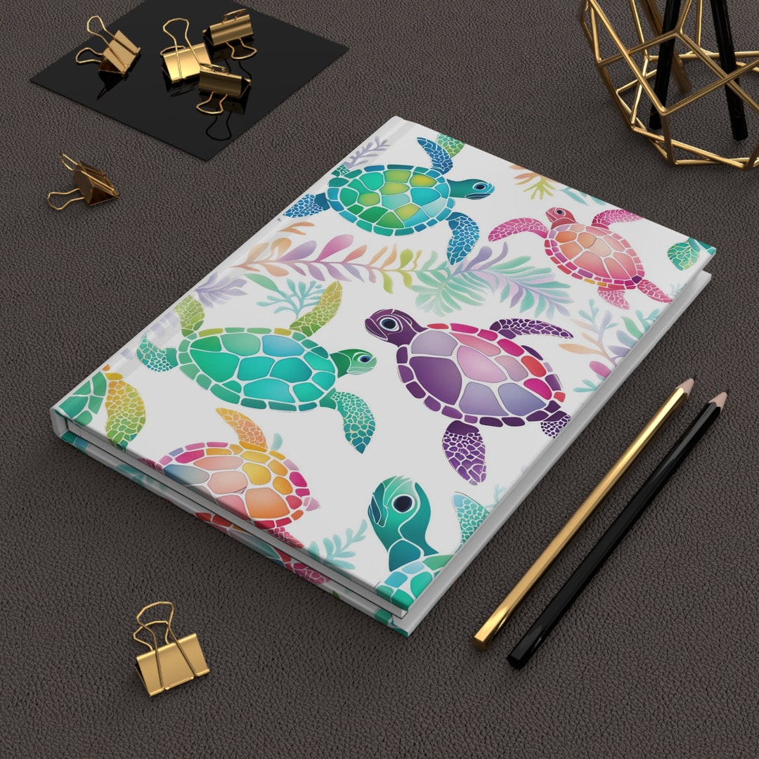 Sea Turtle Pattern Journal: Ocean Diary, Beach Notebook - Etsy