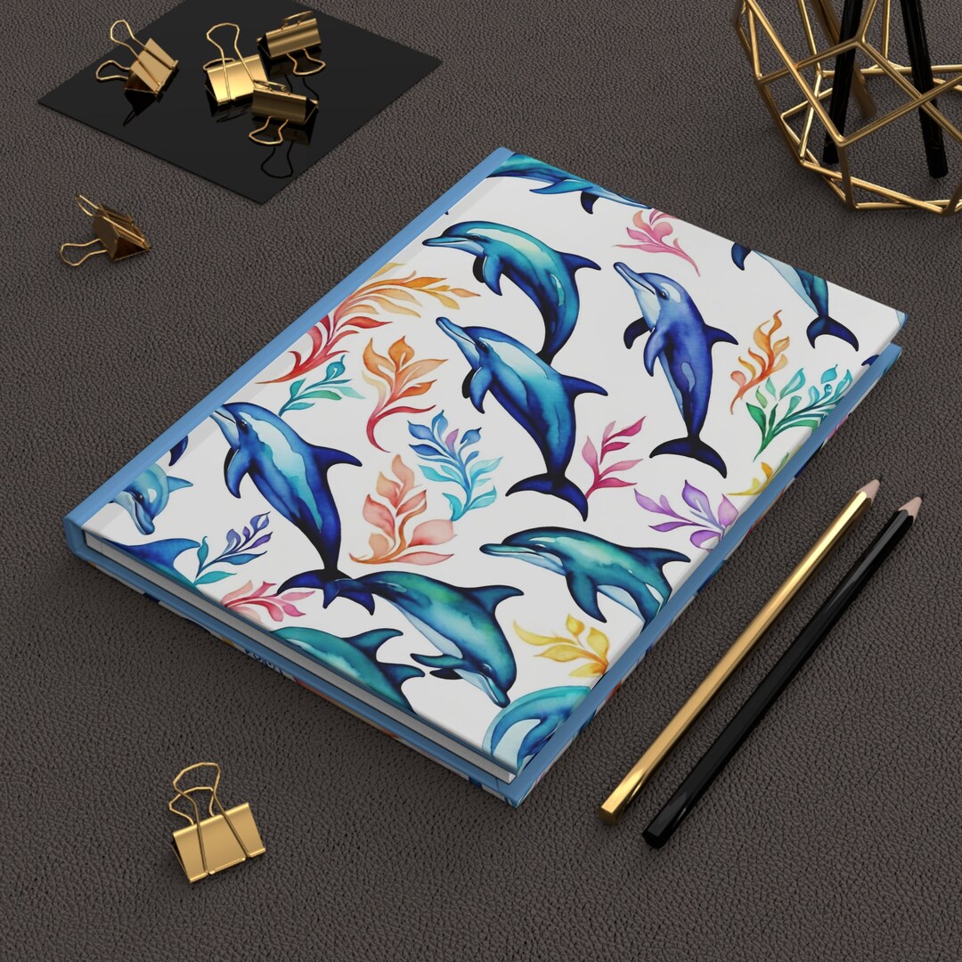 Dolphin Pattern Journal: Ocean Adventure Diary - Etsy