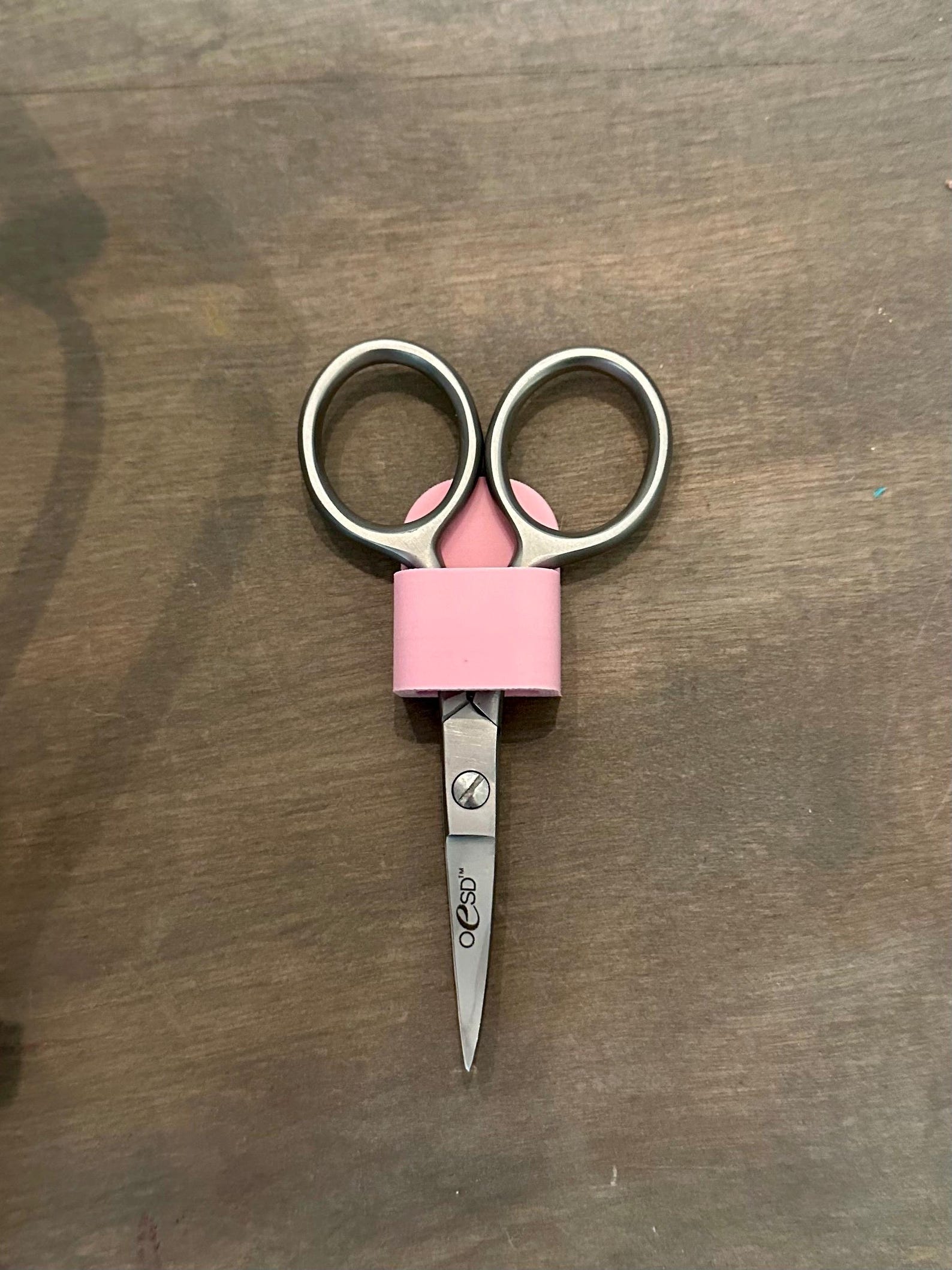 2 Pack, Small Scissor Holder for Sewing Machines (includes Sticky Strip ...