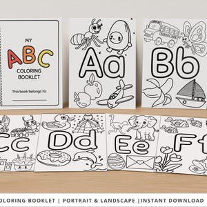 ABC Coloring Pages, Alphabet Coloring Sheets, Kids Learning Activities ...