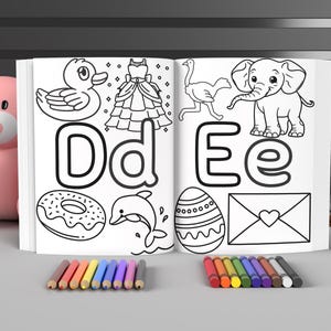 ABC Coloring Pages, Alphabet Coloring Sheets, Kids Learning Activities ...