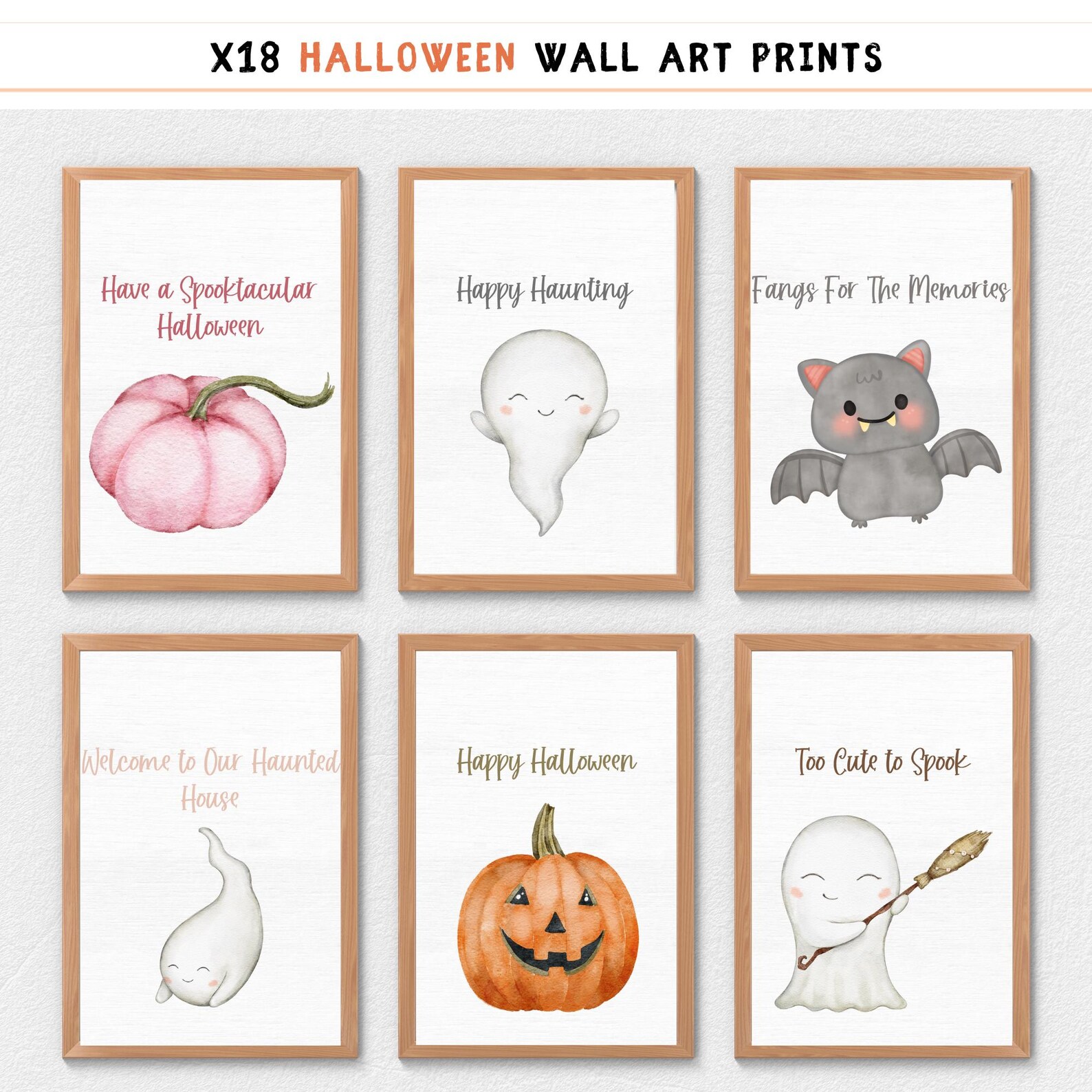 Halloween Bundle | Wall Art | Coloring Pages | Kids Activities | Party ...