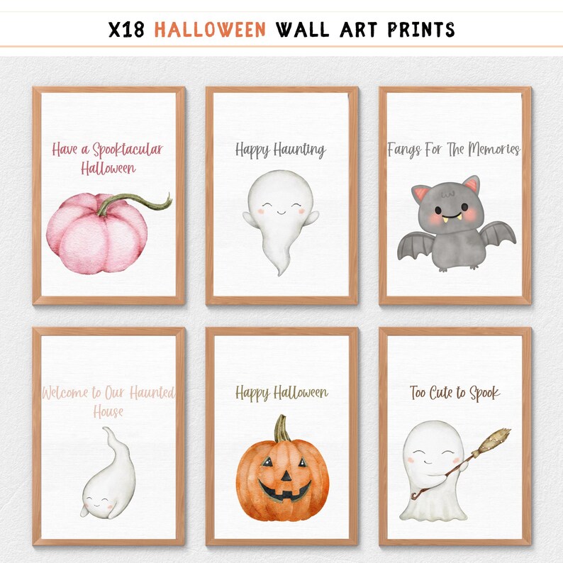 Halloween Bundle | Wall Art | Coloring Pages | Kids Activities | Party ...
