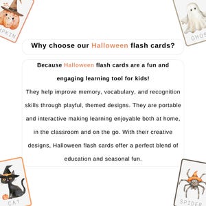 Halloween Flash Card Alphabet A-Z for Kids | Fun Educational Spooky ...