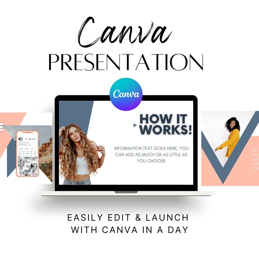 Canva Webinar Slide Deck Course Creator Template Powerpoint Presentation Template Masterclass ...