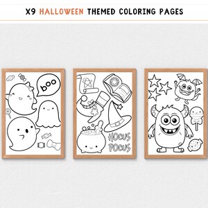 Halloween Bundle | Wall Art | Coloring Pages | Kids Activities | Party ...