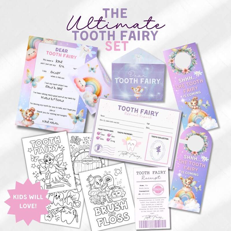 Tooth Fairy Envelope - Etsy