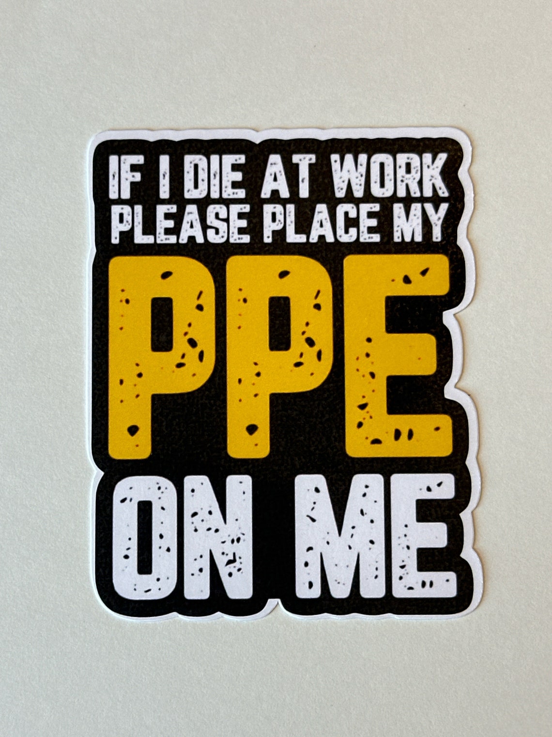 PPE Sticker 3”x3” - Etsy
