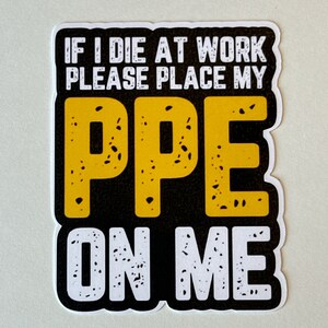 PPE Sticker 3”x3” - Etsy