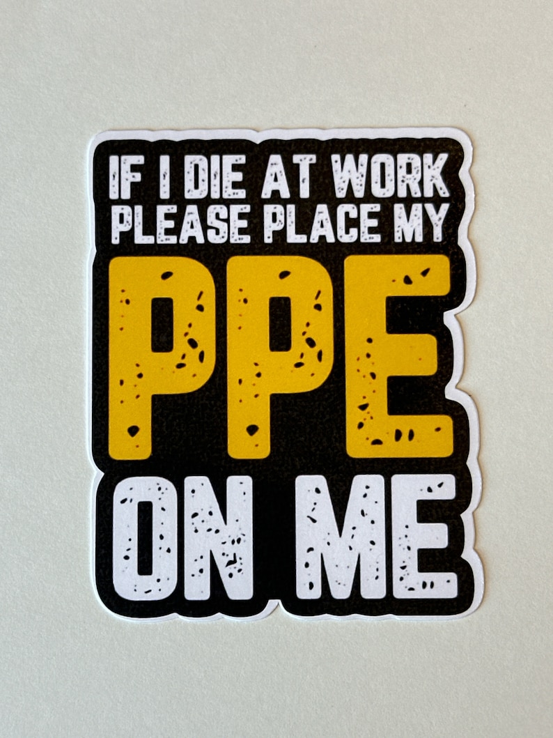PPE Sticker 3”x3” - Etsy