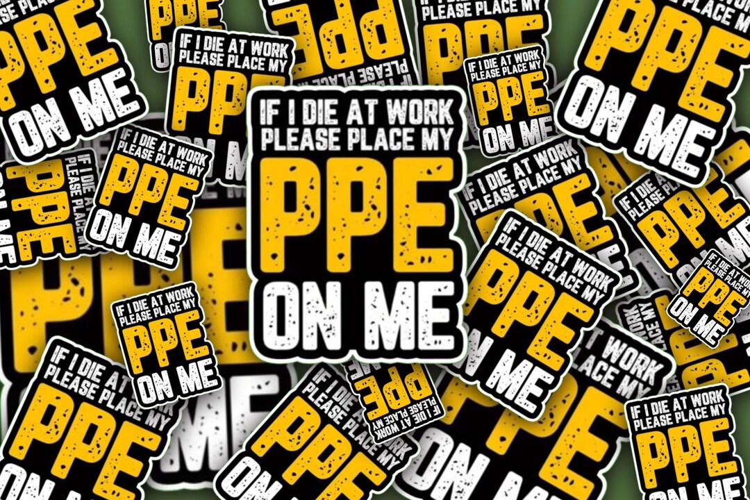 PPE Vinyl Sticker - Etsy