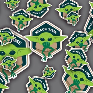 The Child Snack Time Sticker 3"x3" - Etsy