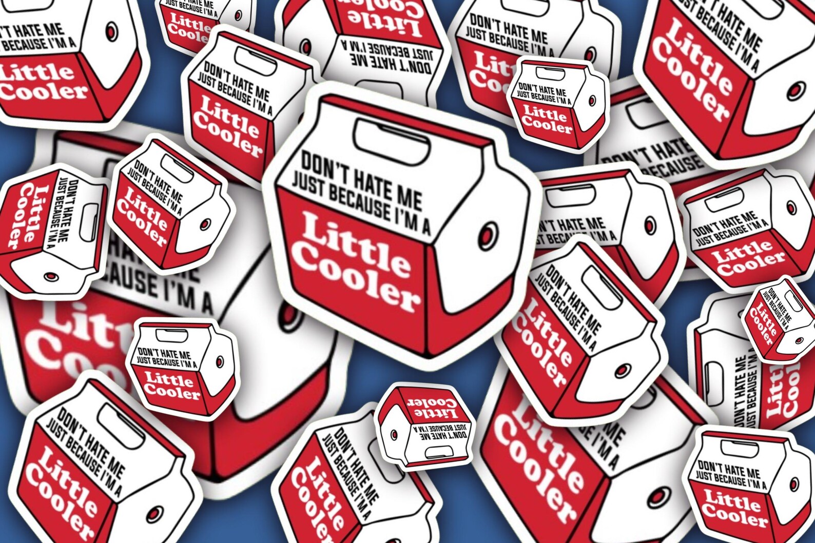 Little Cooler Sticker 3"x3" - Etsy