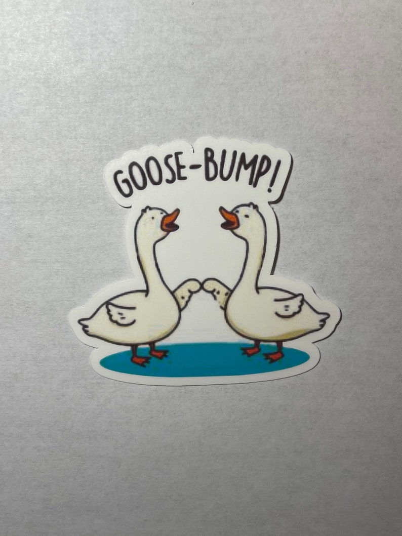 Goose-bump Sticker Waterproof Vinyl Sticker - Etsy