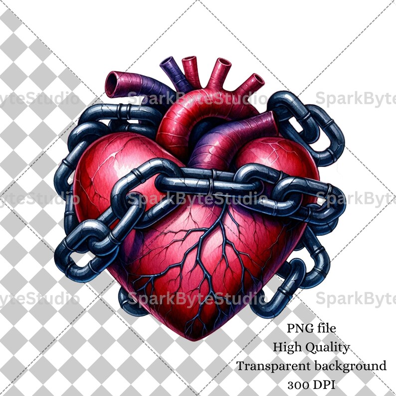 Broken Hearts Watercolor Clipart, Anti Valentine Clipart,heart Injury ...