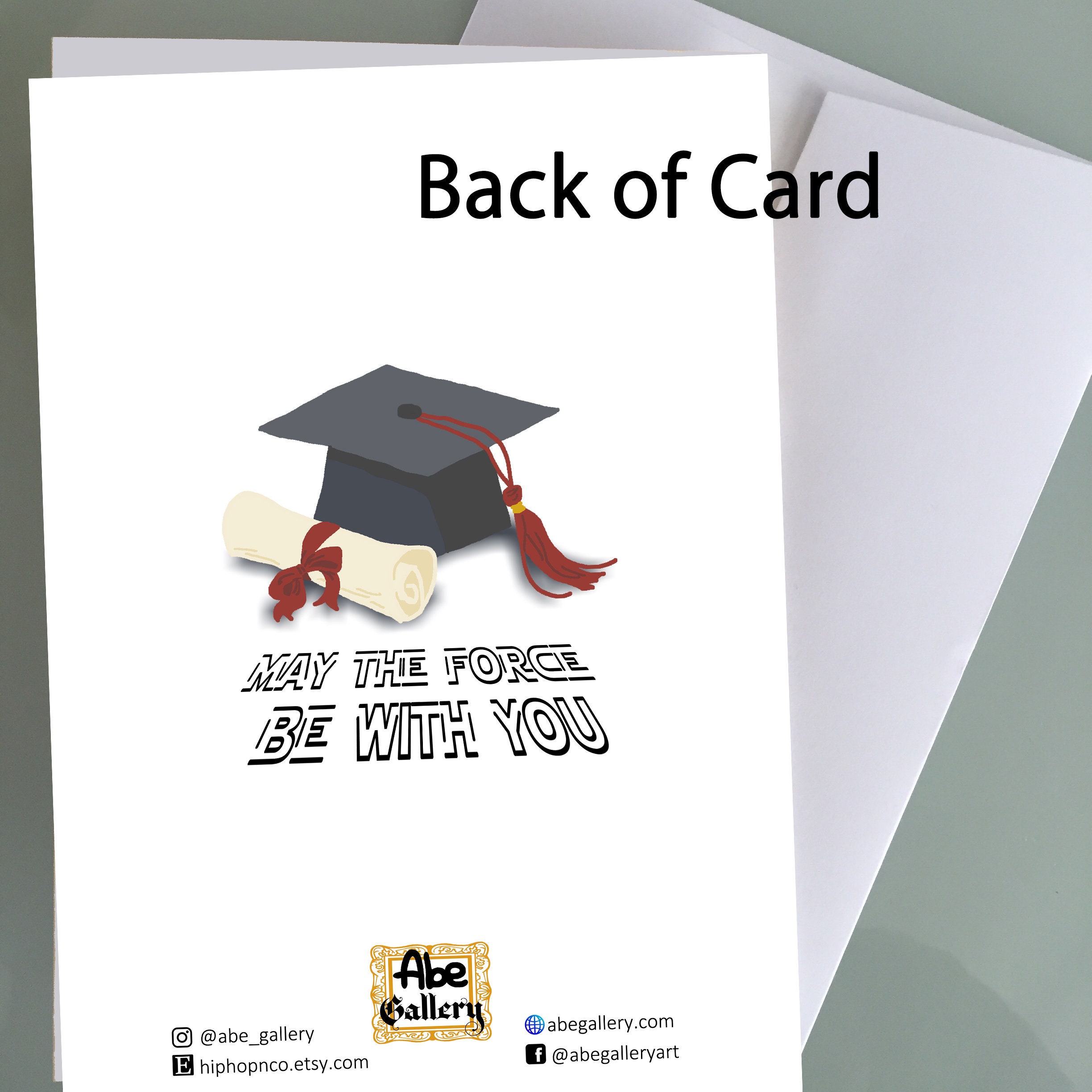 Baby Yoda Graduation Cards Yoda Best Funny Graduation Card Star Wars ...
