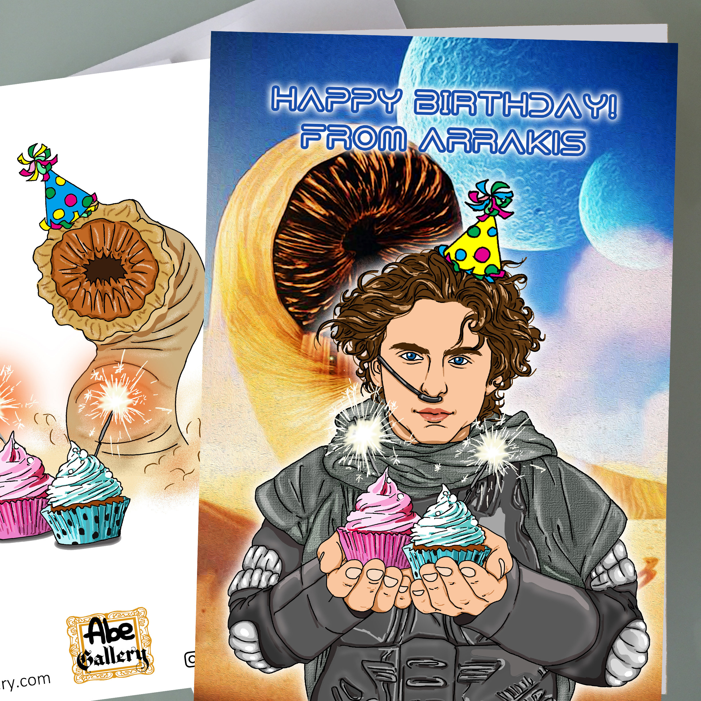 DUNE Birthday Card Timothée Chalamet Birthday Cards Funny Birthday ...