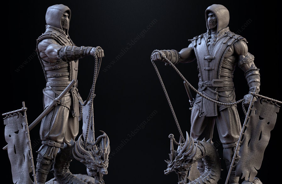 Blanka From Mortal Kombat STL Files for 3D Printers, 3d Action Figures ...