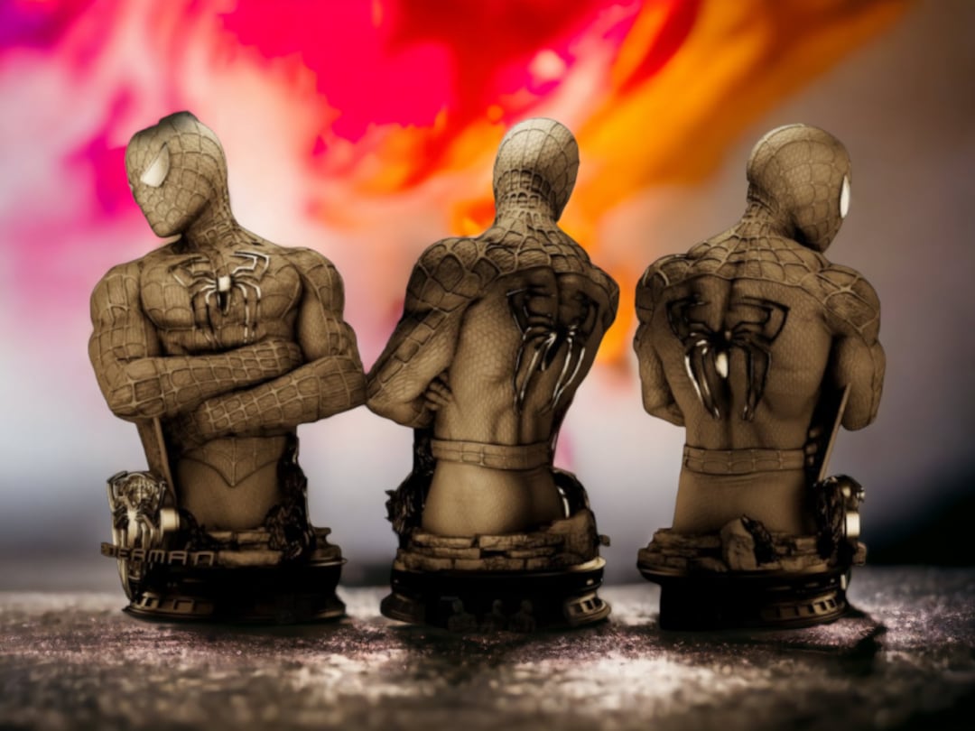 Spiderman Marvel Avengers 3D STL File for 3D Printer, 3D Print Model ...