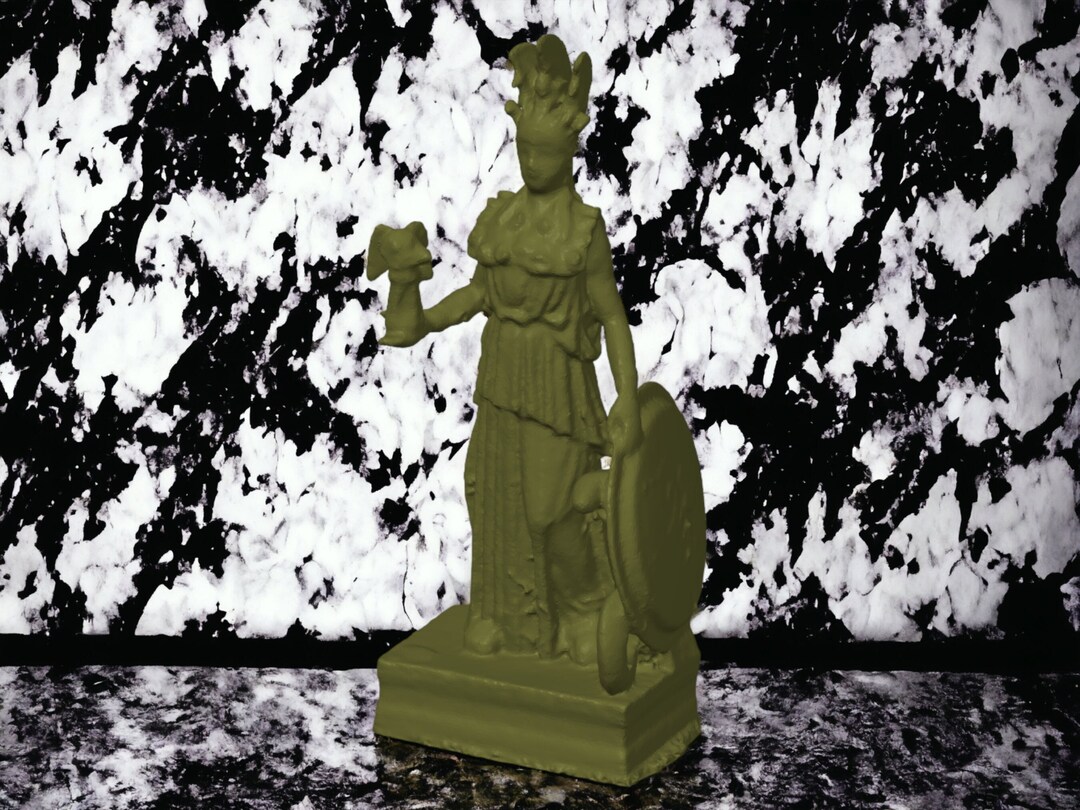Greek Goddes Athena Statue Stl Files for 3D Printer, 3D Digital ...
