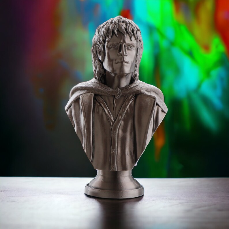 Frodo Baggins Bust From Lord of the Rings STL File, Design for 3D ...