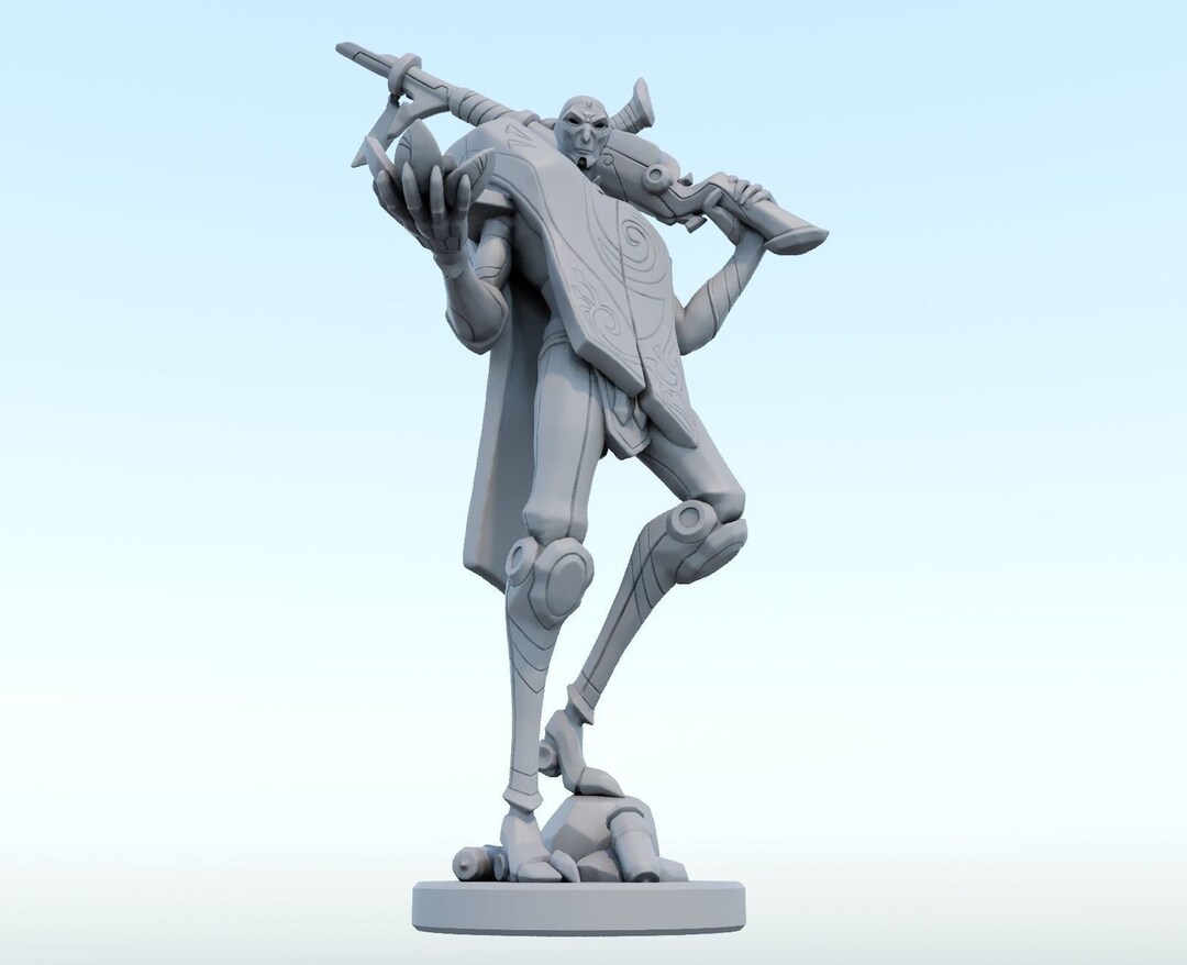 Jhin From League of Legends Cosplay Stl File for 3D Printer, Jhin Movie ...