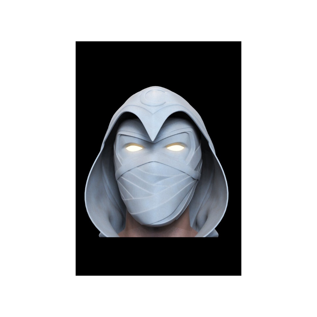 Moon Knight Mask Marc Spector Marvel Series 3D STL File for 3D Printer ...