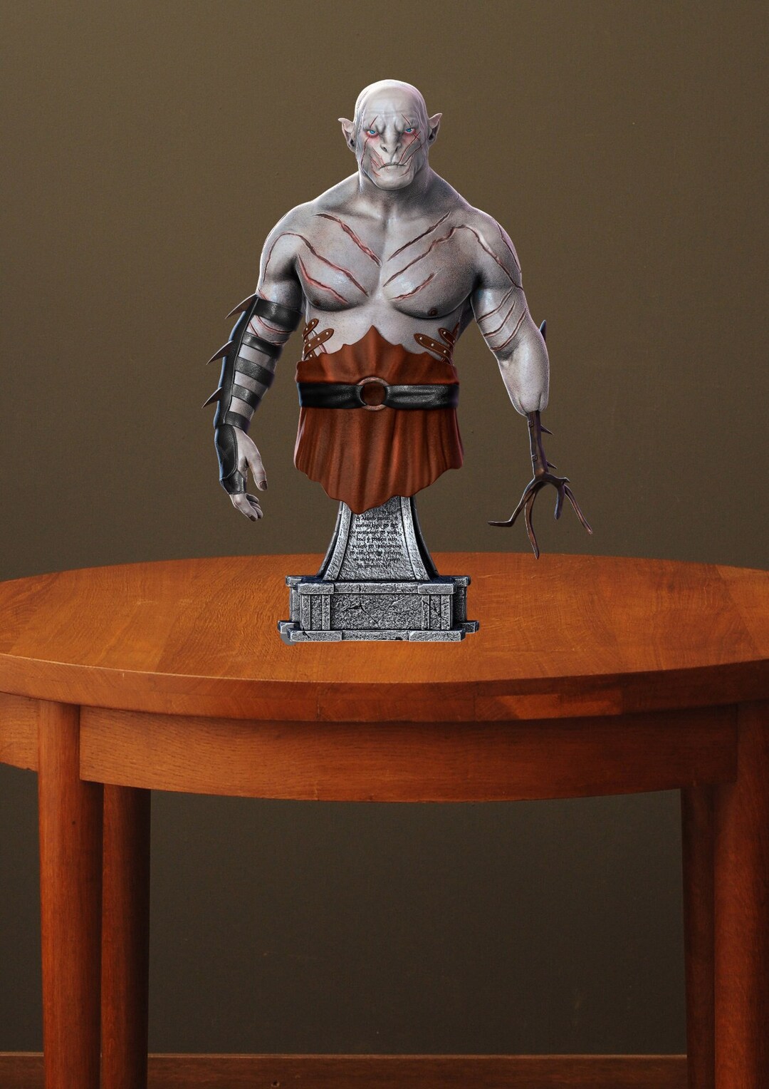 Azog the Defiler Bust From Lord of the Rings STL Files for 3D - Etsy