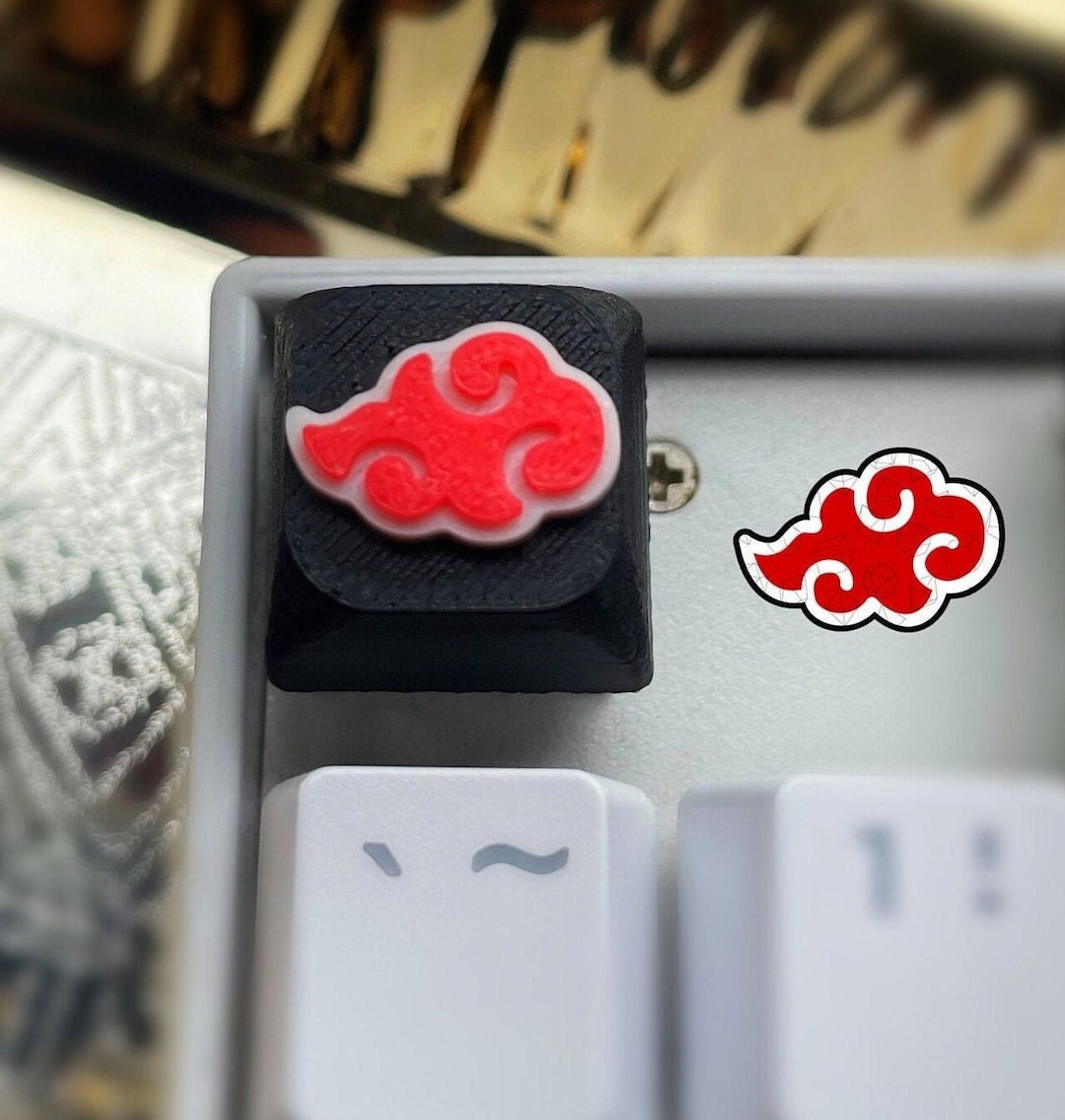 Akatsuki Keycap Naruto Cherry Mx Keycaps, Cute Keycaps Anime Keycaps ...