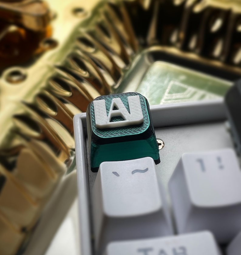 UA Symbol Keycap DEKU Themed , Myheroacademia Cherry Mx Keycaps, Cute ...