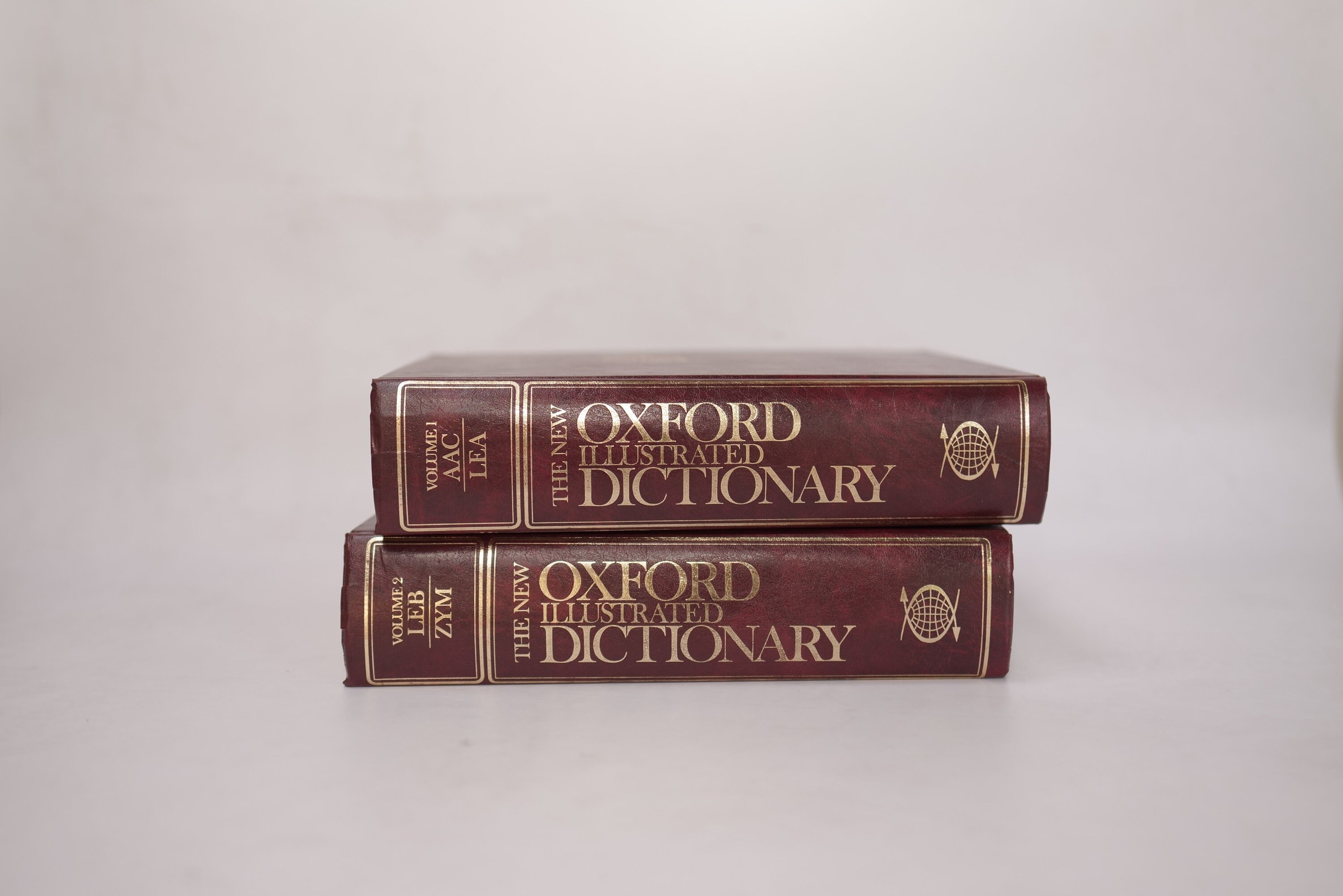 Oxford Illustrated Dictionaries Volume One & Two 0020 - Etsy