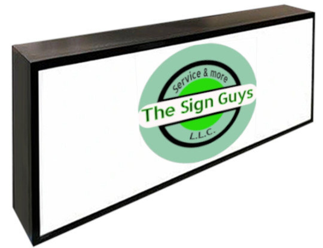 4ft X 8ft Custom Face Lit Cabinet Sign - Etsy
