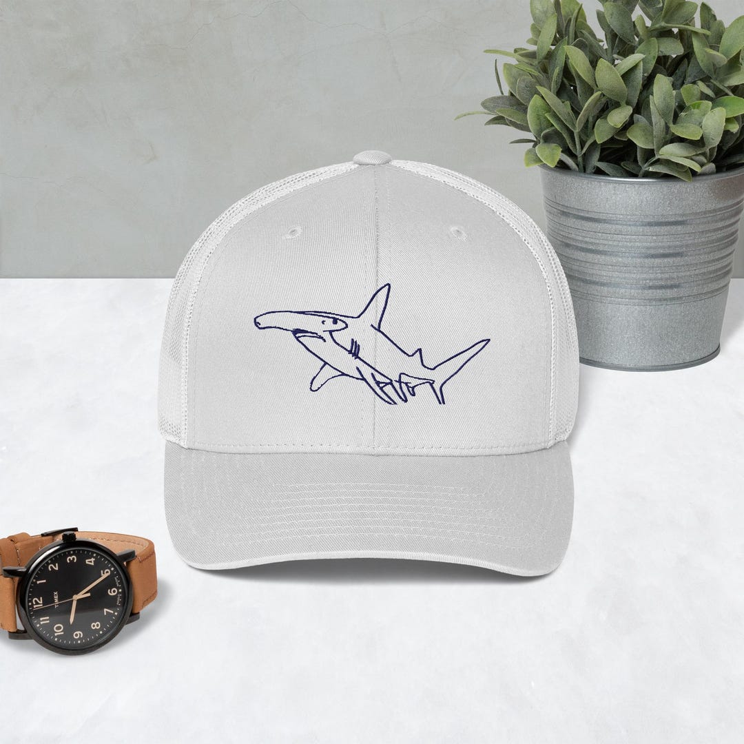 Cute Simple Hammerhead Shark Trucker Cap - Etsy