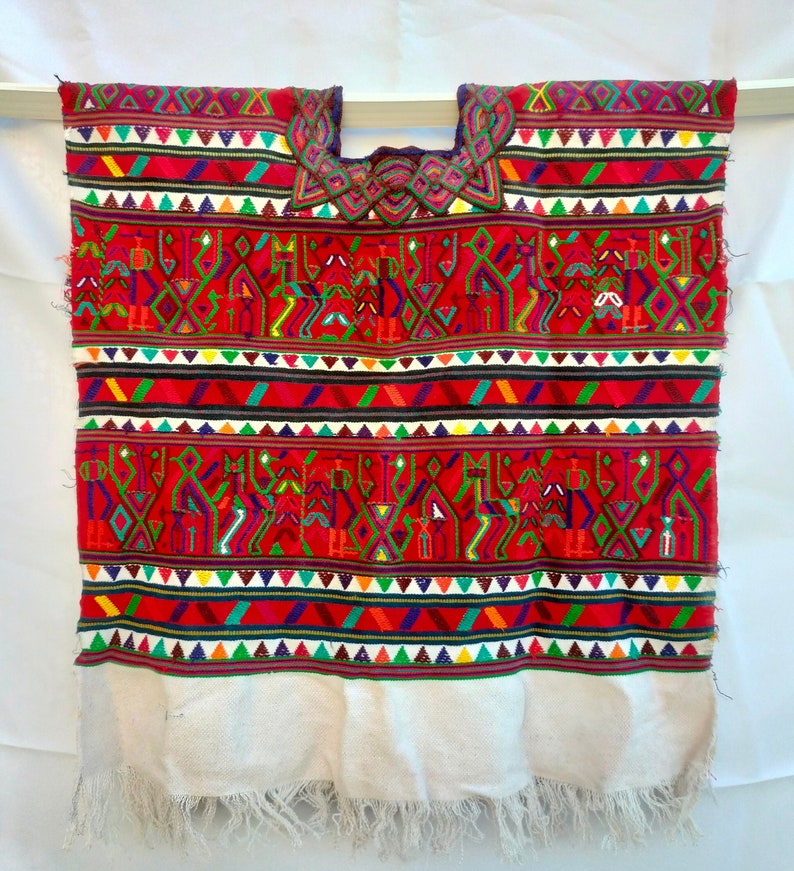 Huipil Nebaj Traditional Mayan Indumentary (vintage) - Etsy