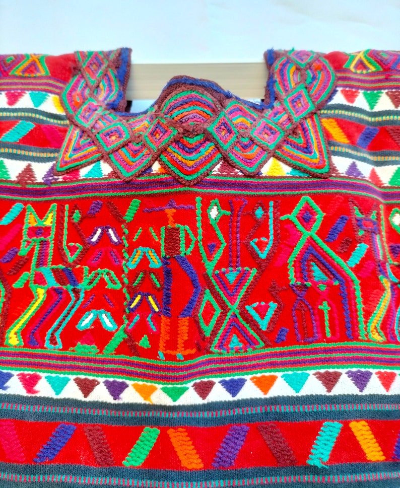 Huipil Nebaj Traditional Mayan Indumentary (vintage) - Etsy