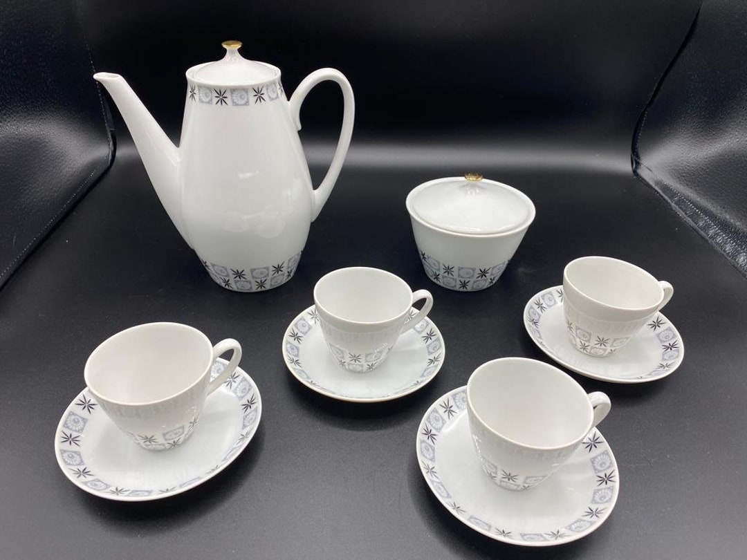 Brussels Style Rare Star Tea Set*. Vintage. Made in Czechoslovakia ...