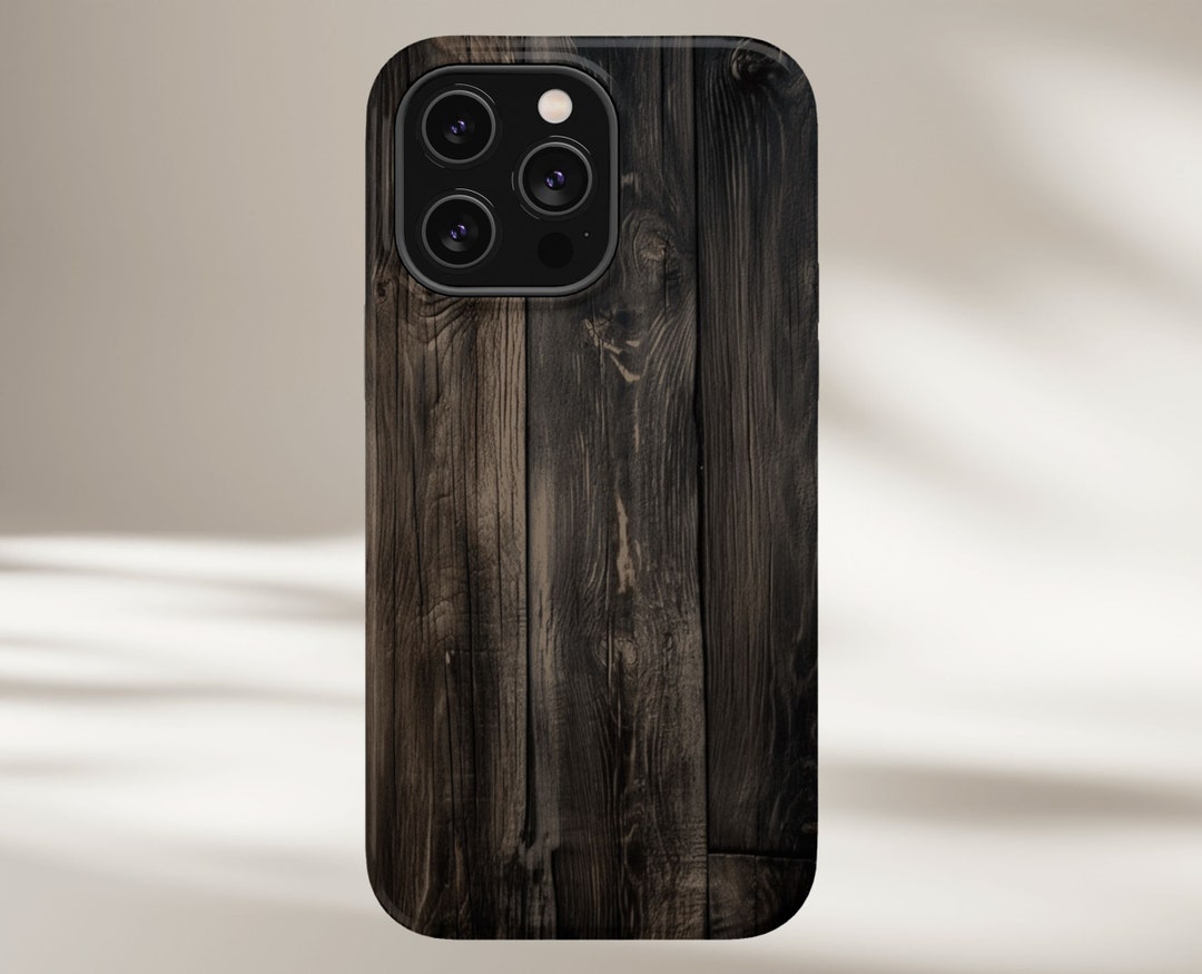 MAG SAFE Wood Wall Phone Case Design for iPhone 15 14 13 Pro Max Plus ...