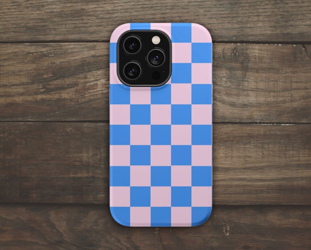 Checkered Pattern Checkerboard Design Phone Case for iPhone 15 14 13 ...
