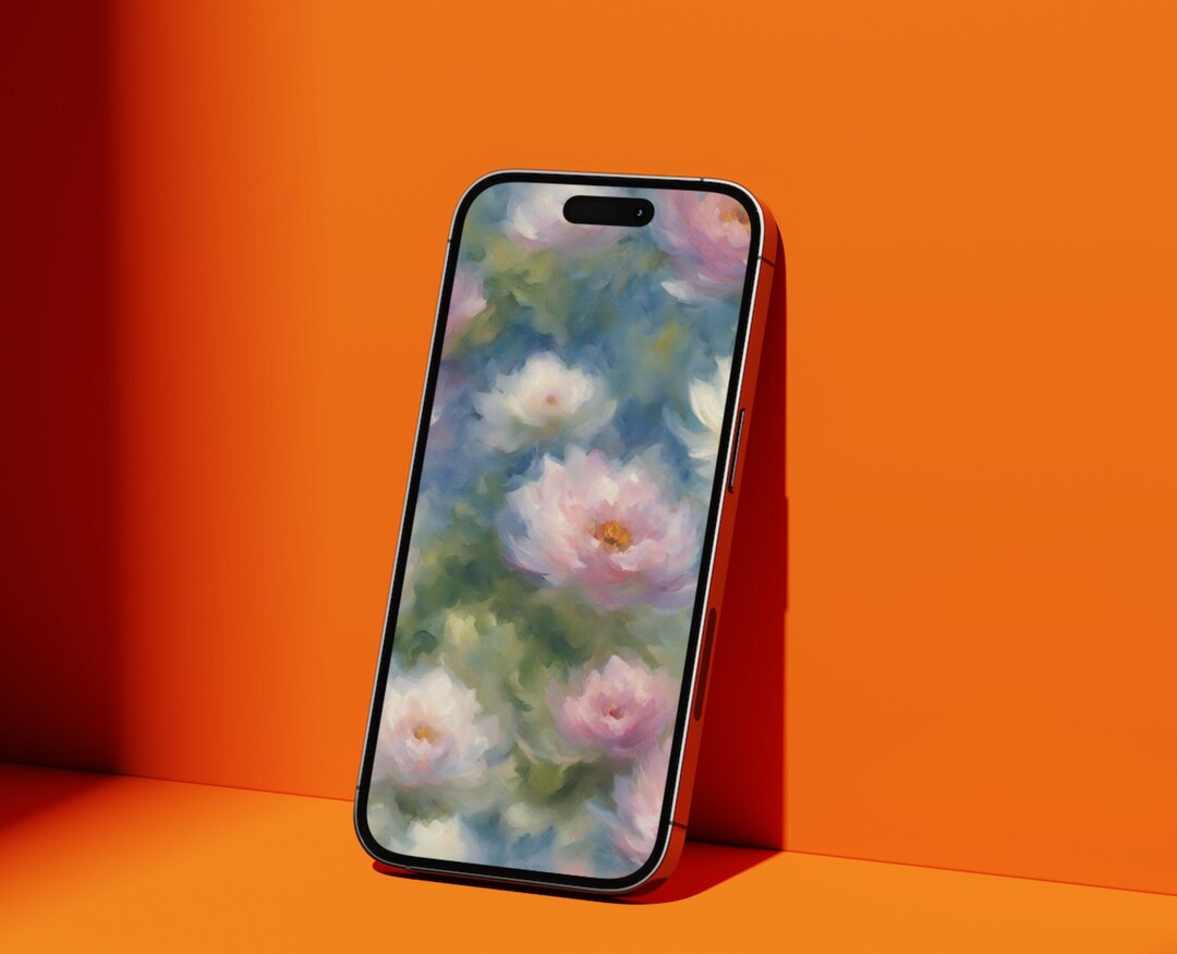 DIGITAL Claude Monet Water Lilies Phone Wallpaper Digital Download for ...